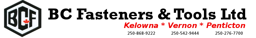 BC Fasteners & Tools Ltd - Kelowna, BC | Okanagan Local